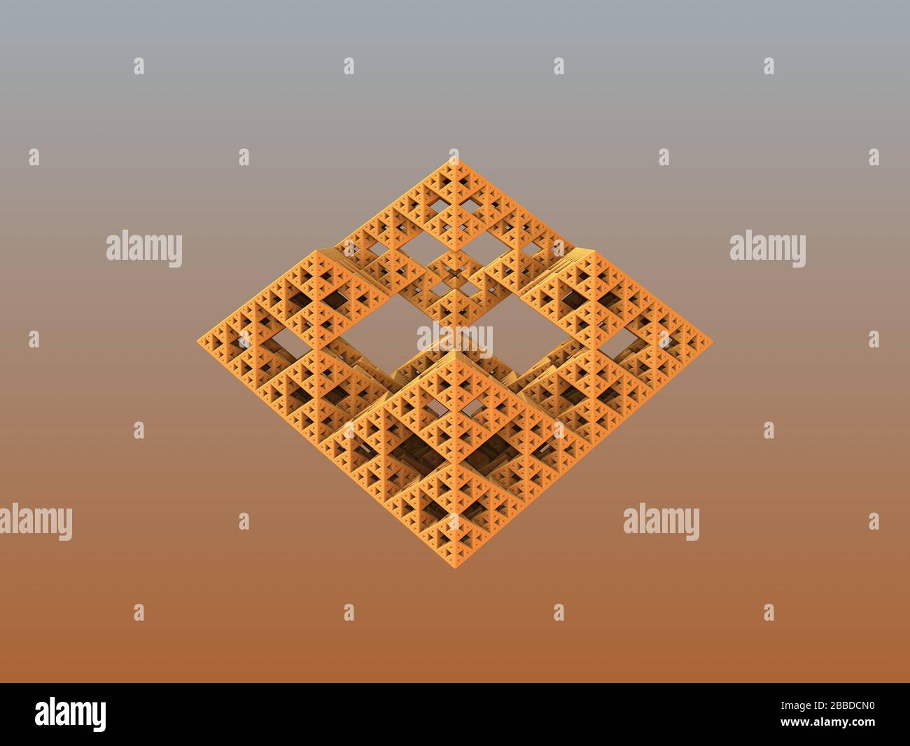 Pictures of three-dimensional fractals Stock Photo - Alamy