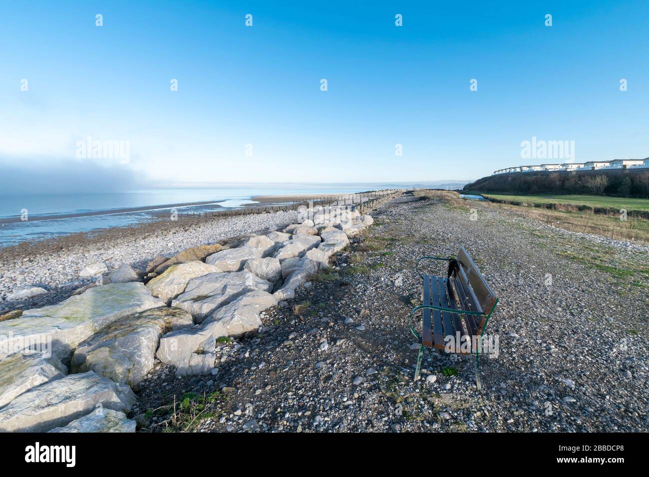Bryn Dulas river Llanddulas inbetween Colwyn Bay and Abergele on the ...