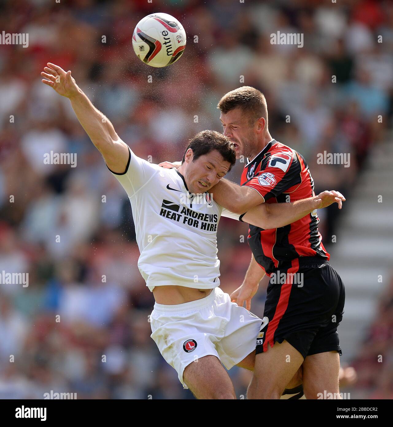 AFC Bournemouth's Elliott Ward (right) and Charlton Athletic's Yann ...