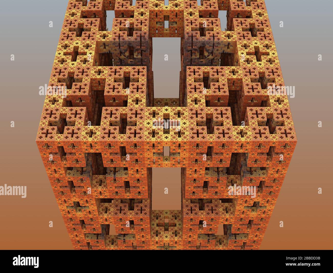 Pictures of three-dimensional fractals Stock Photo - Alamy