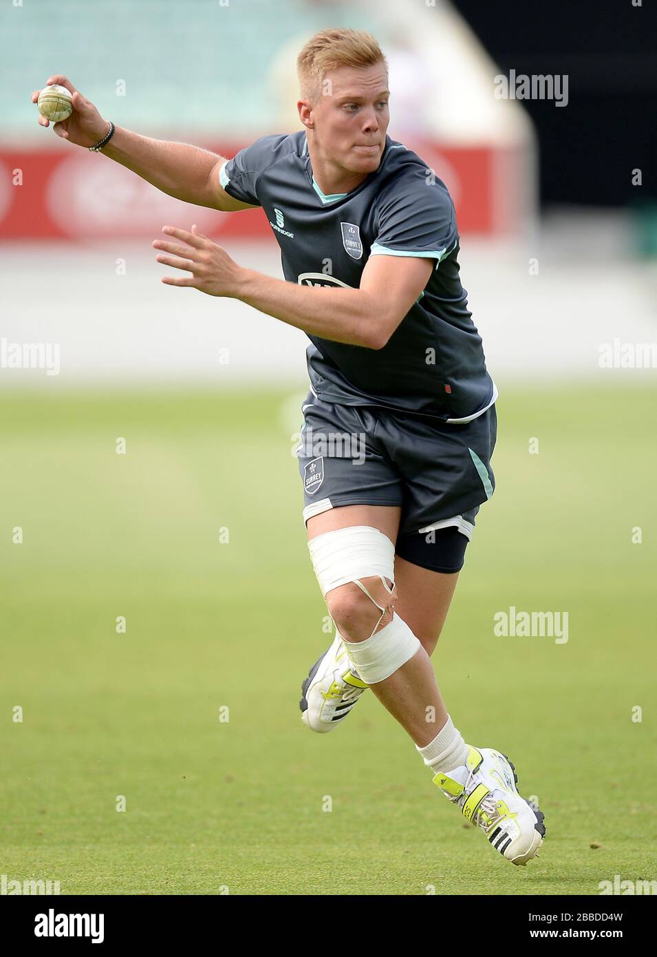 Surrey's Matthew Dunn during training Stock Photo - Alamy