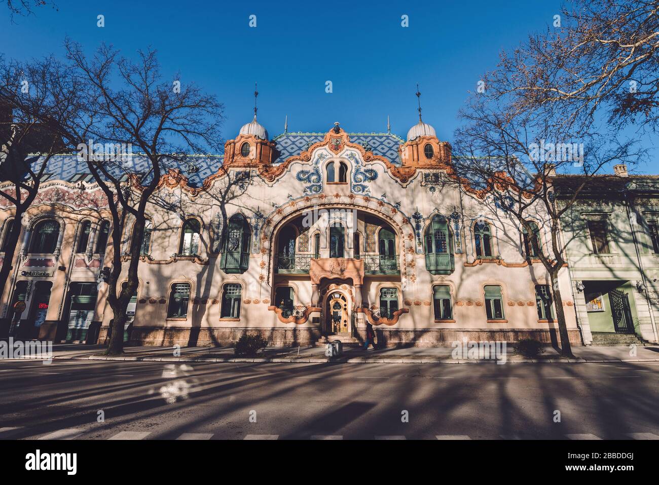 Art Nouveau Raichle Palace Facade in Subotica Stock Photo - Alamy