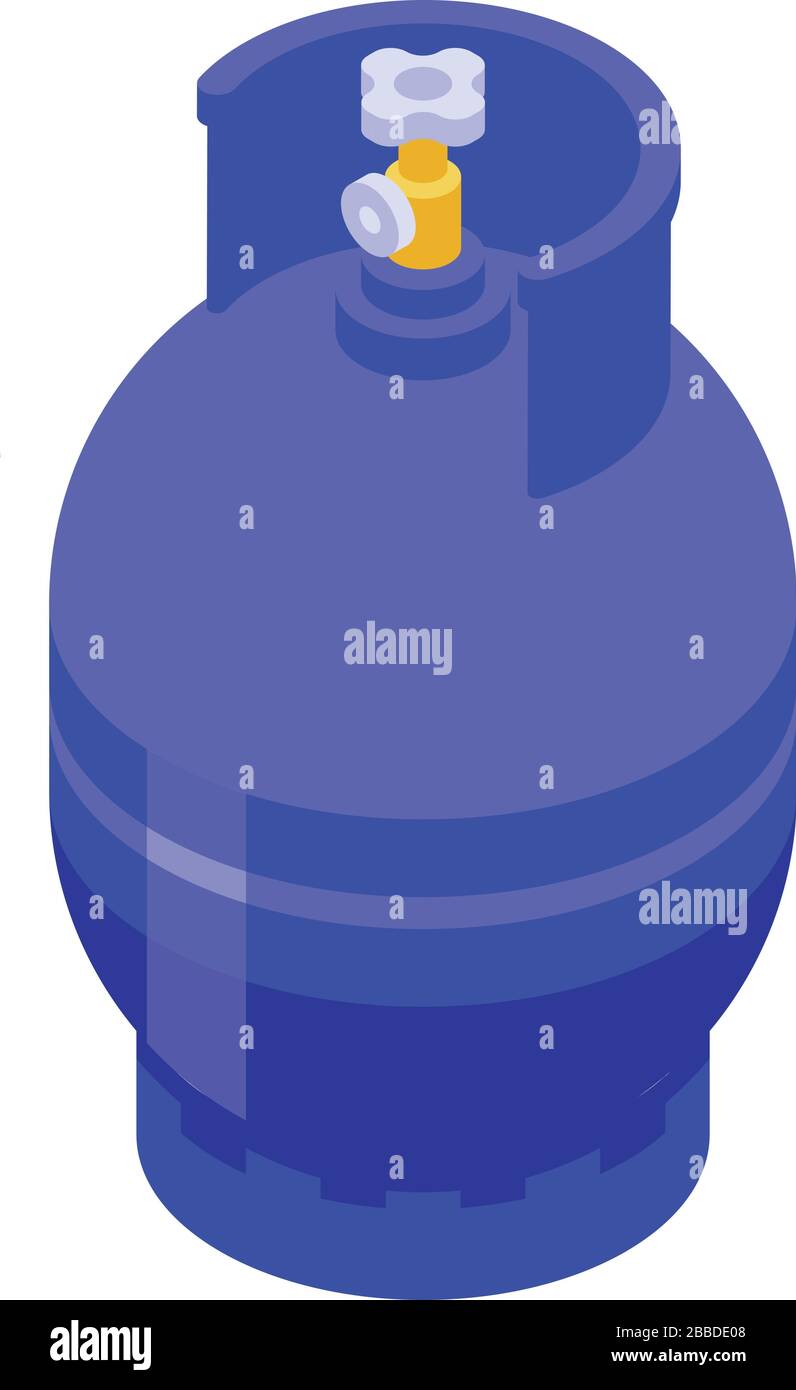Propane gas cylinders icon, isometric style Stock Vector Image & Art ...