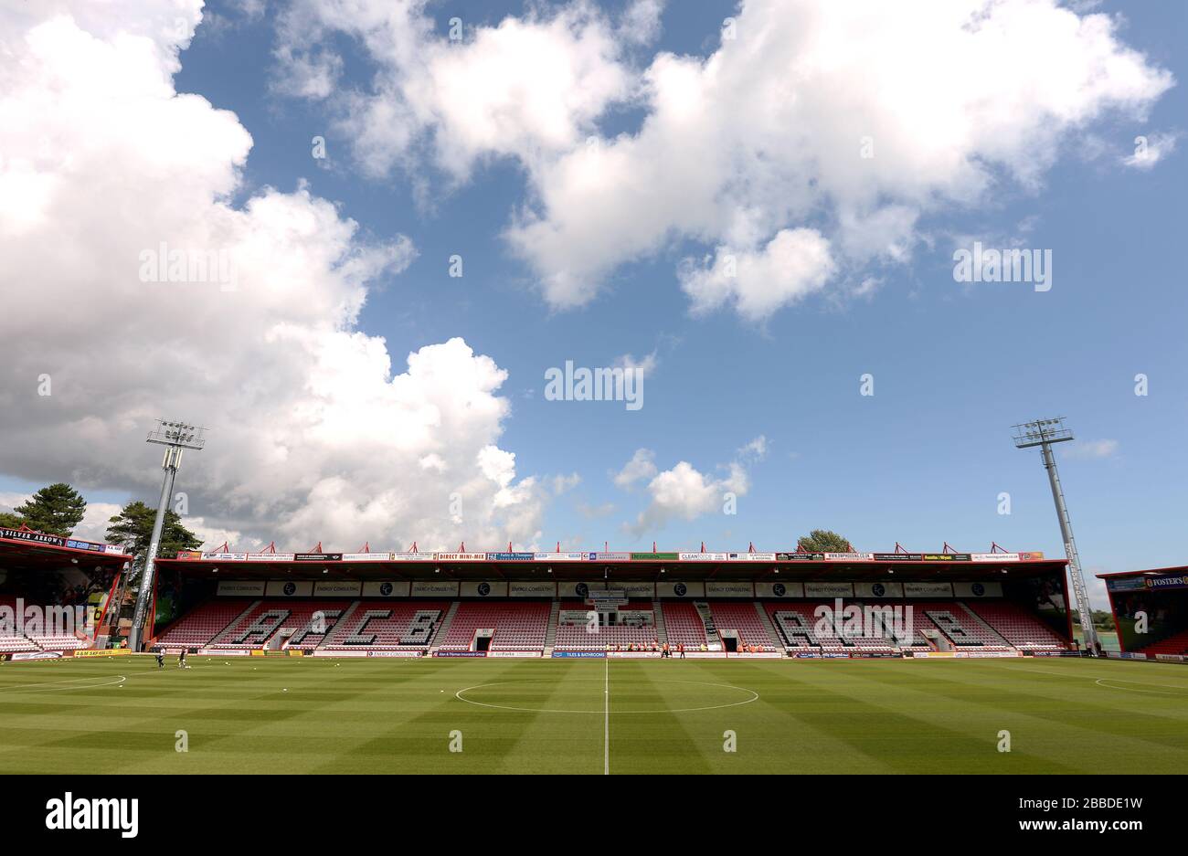 General view of Dean Court Stock Photo - Alamy