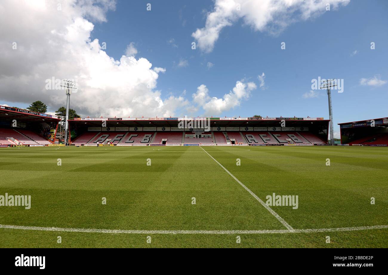 General view of Dean Court Stock Photo - Alamy