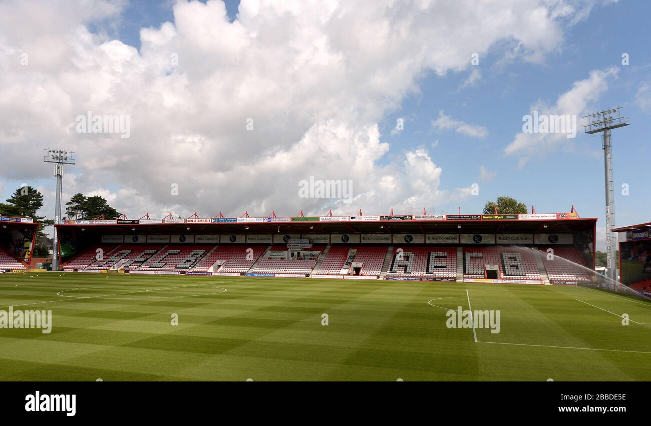 General view of Dean Court Stock Photo - Alamy