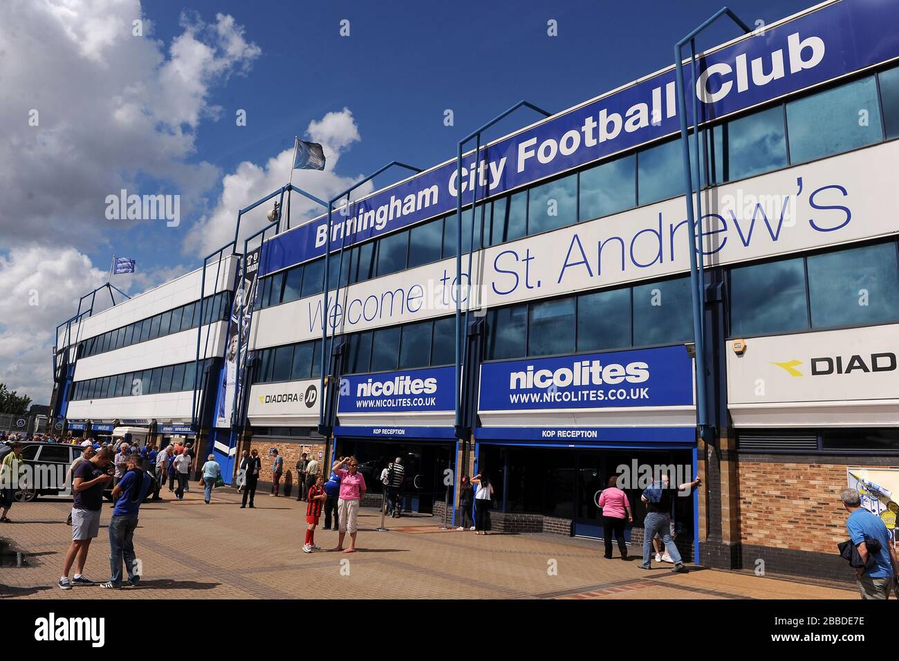 General view of St Andrew's Stadium, home of Birmingham City Stock ...