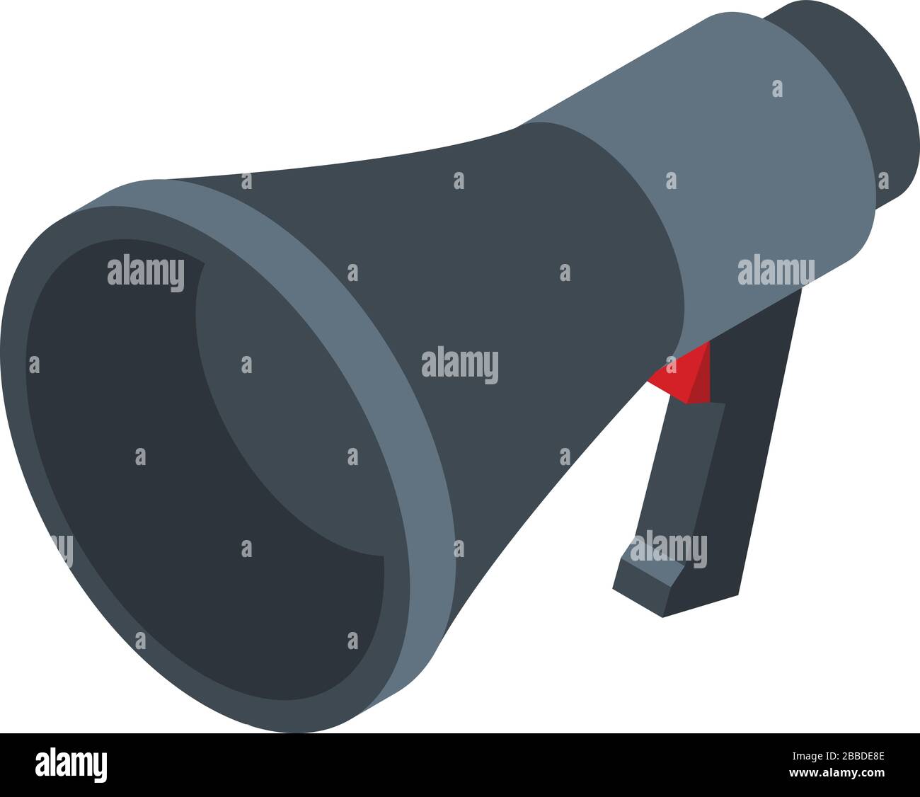 Police megaphone icon, isometric style Stock Vector Image & Art - Alamy