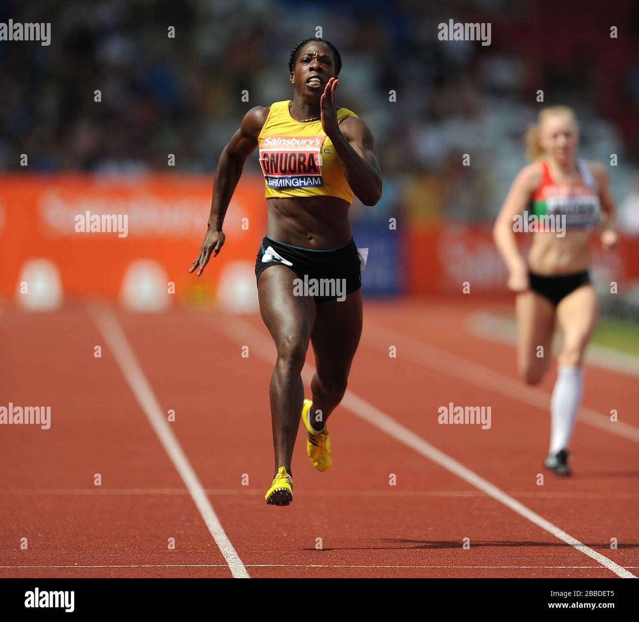 Anyika Onuora (Liverpool Harriers) wins the Women's 200 Metres Final ...