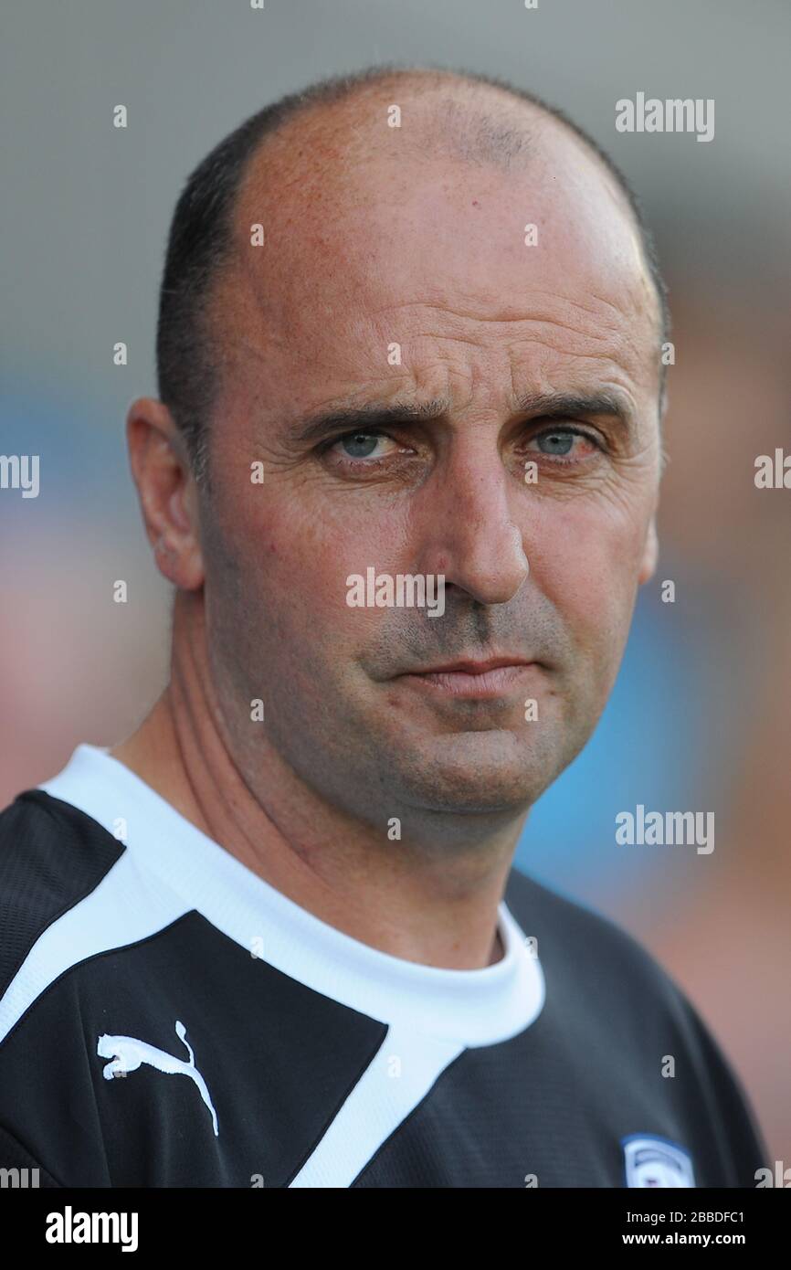 Paul Cook, Chesterfield manager Stock Photo - Alamy