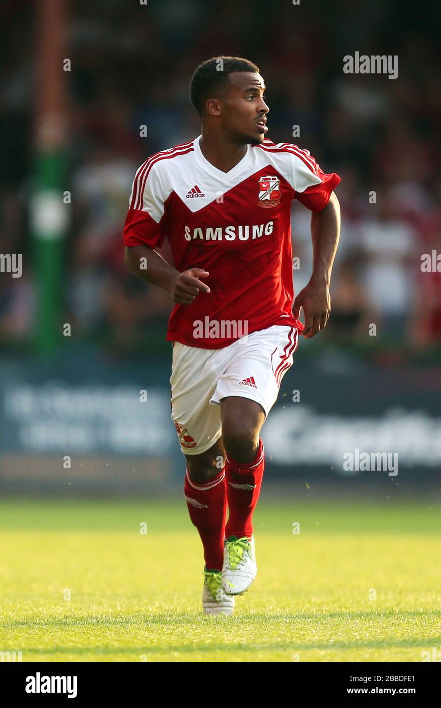 Swindon Town's Nathan Byrne Stock Photo - Alamy