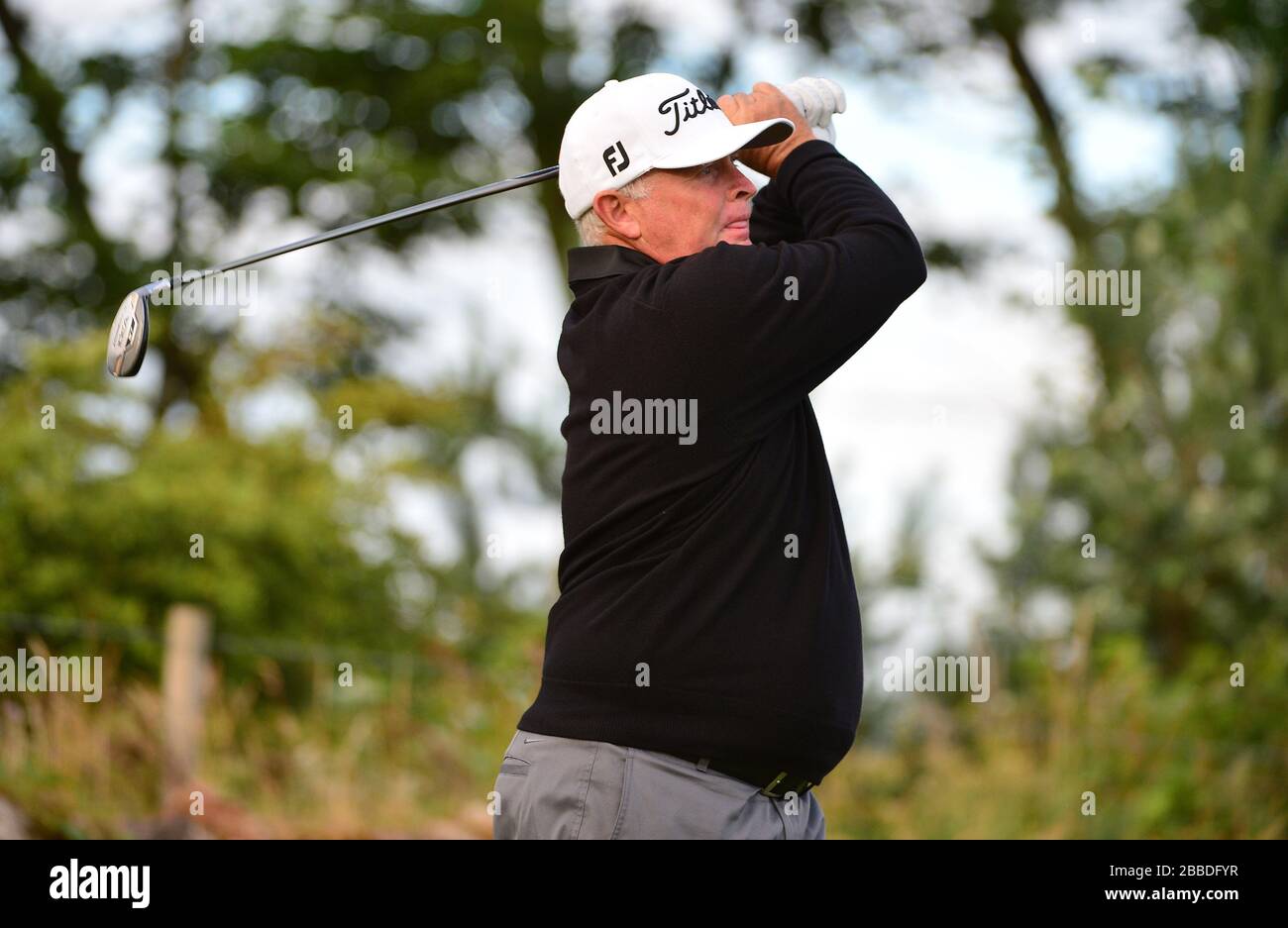 Australia's Peter Senior during day one of the 2013 Open Championship ...