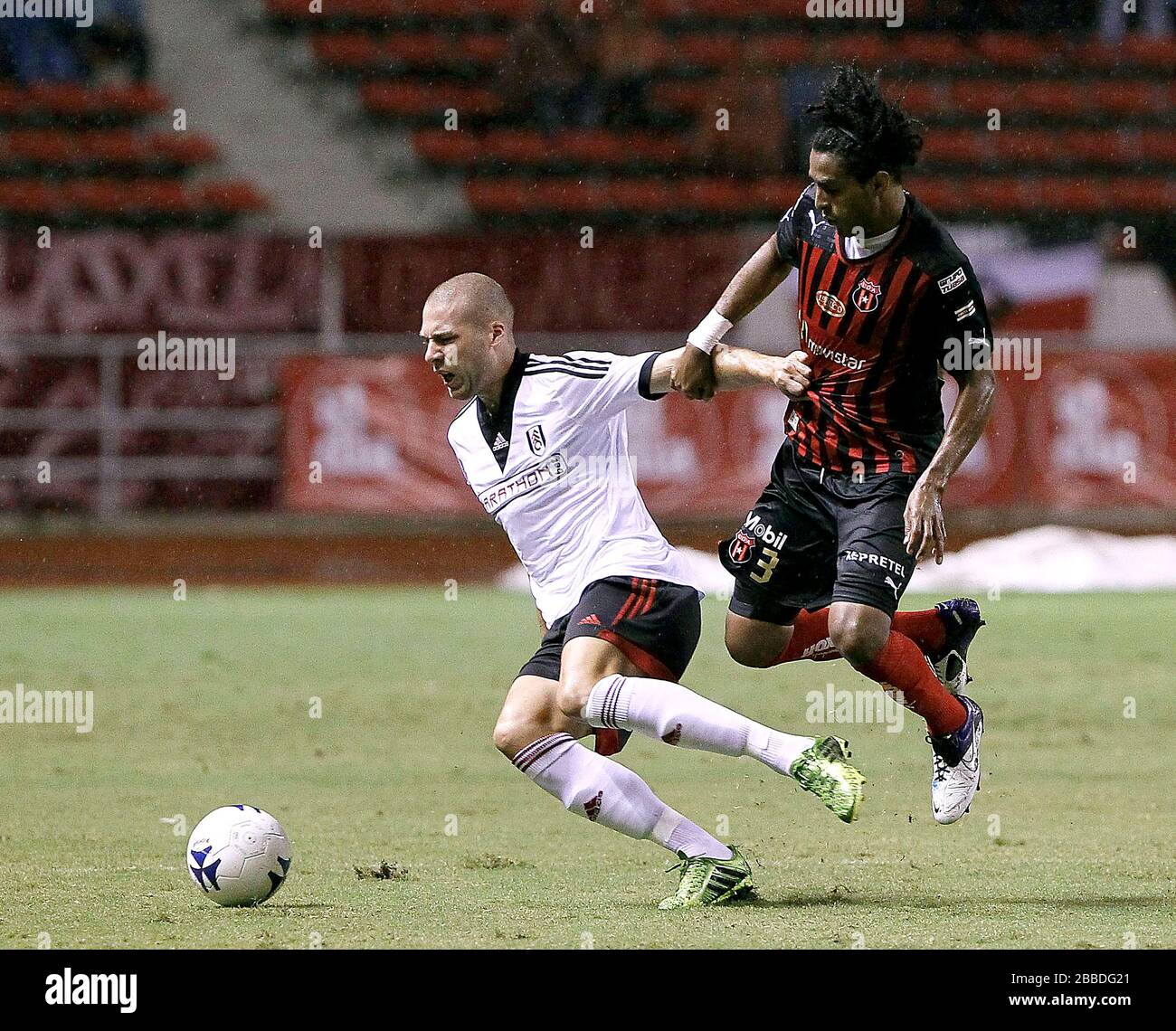 Fulhams pajtim kasami in action against l d alajuelense hi-res stock ...
