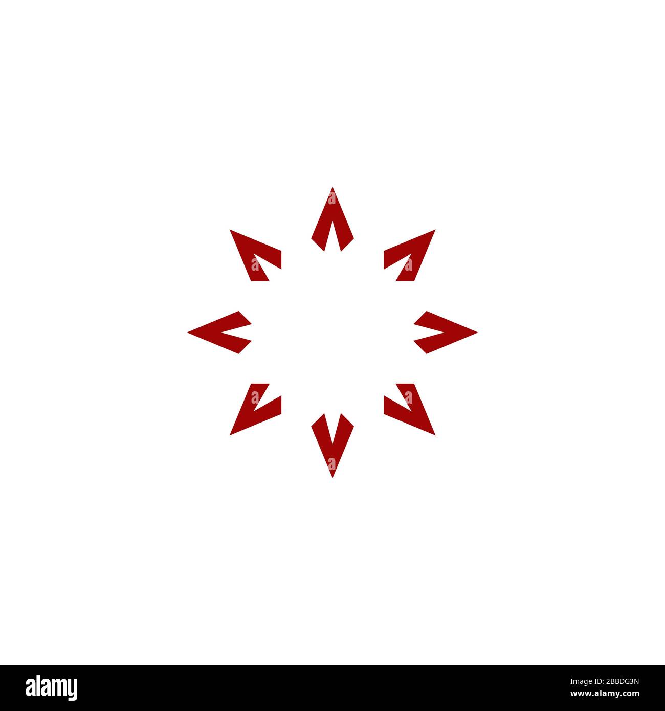 Black Star And Arrow Logo