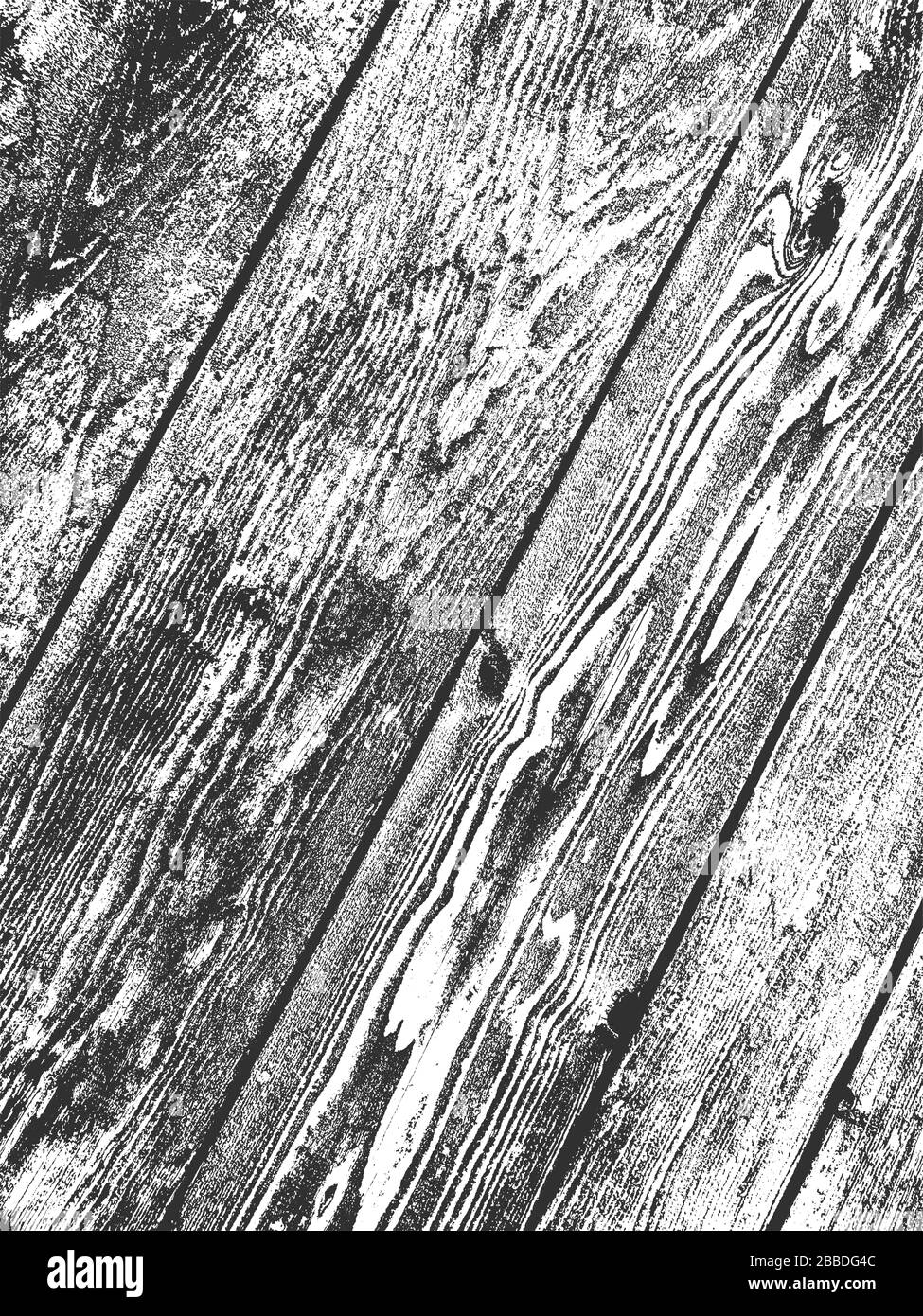 Distress old dry wooden texture. Black and white grunge background ...