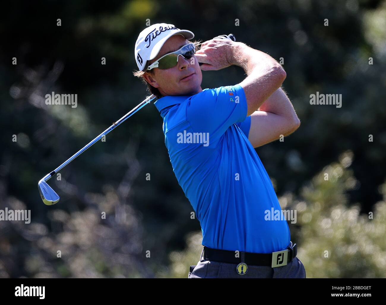 Australia's Brett Rumford during day one of the 2013 Open Championship ...
