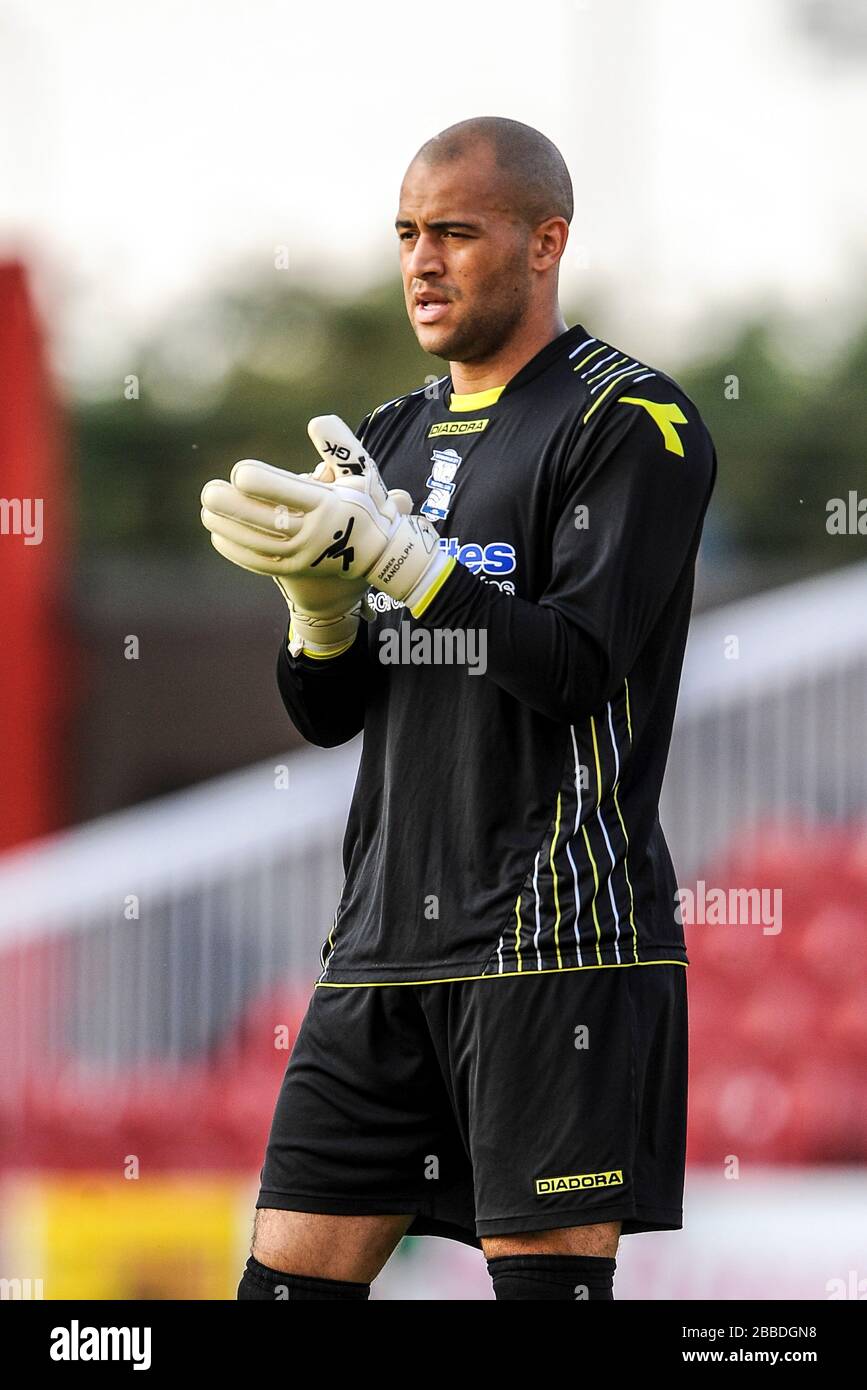 Darron Randolph, Birmingham City goalkeeper Stock Photo - Alamy