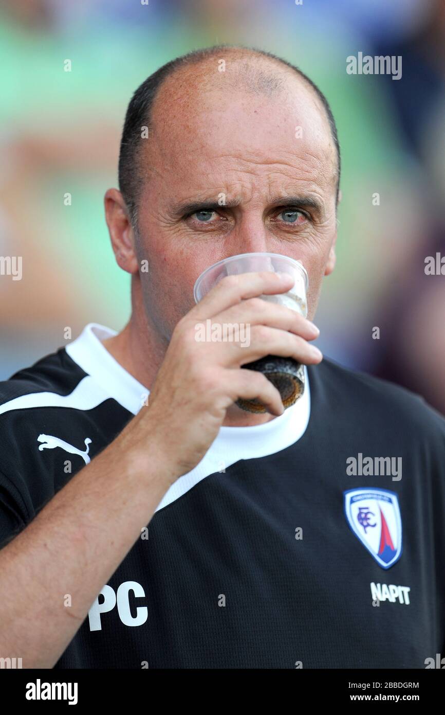 Paul Cook, Chesterfield manager Stock Photo - Alamy