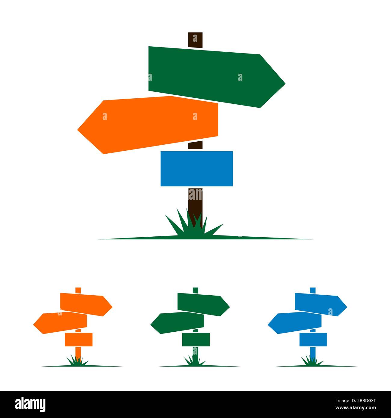 Road Sign Logo Template Illustration Design. Vector EPS 10 Stock Photo ...