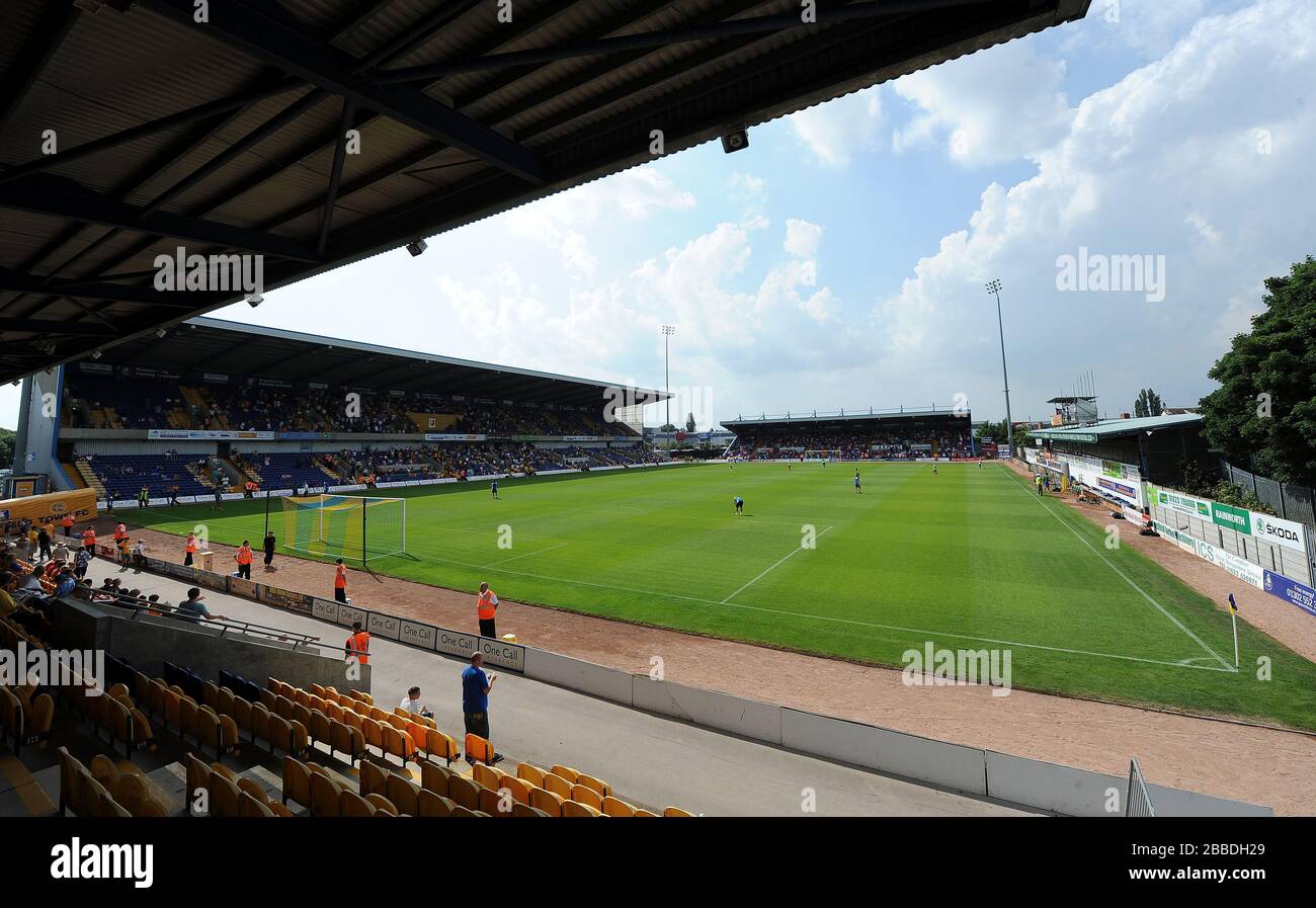 Mansfield town stadium hi-res stock photography and images - Alamy