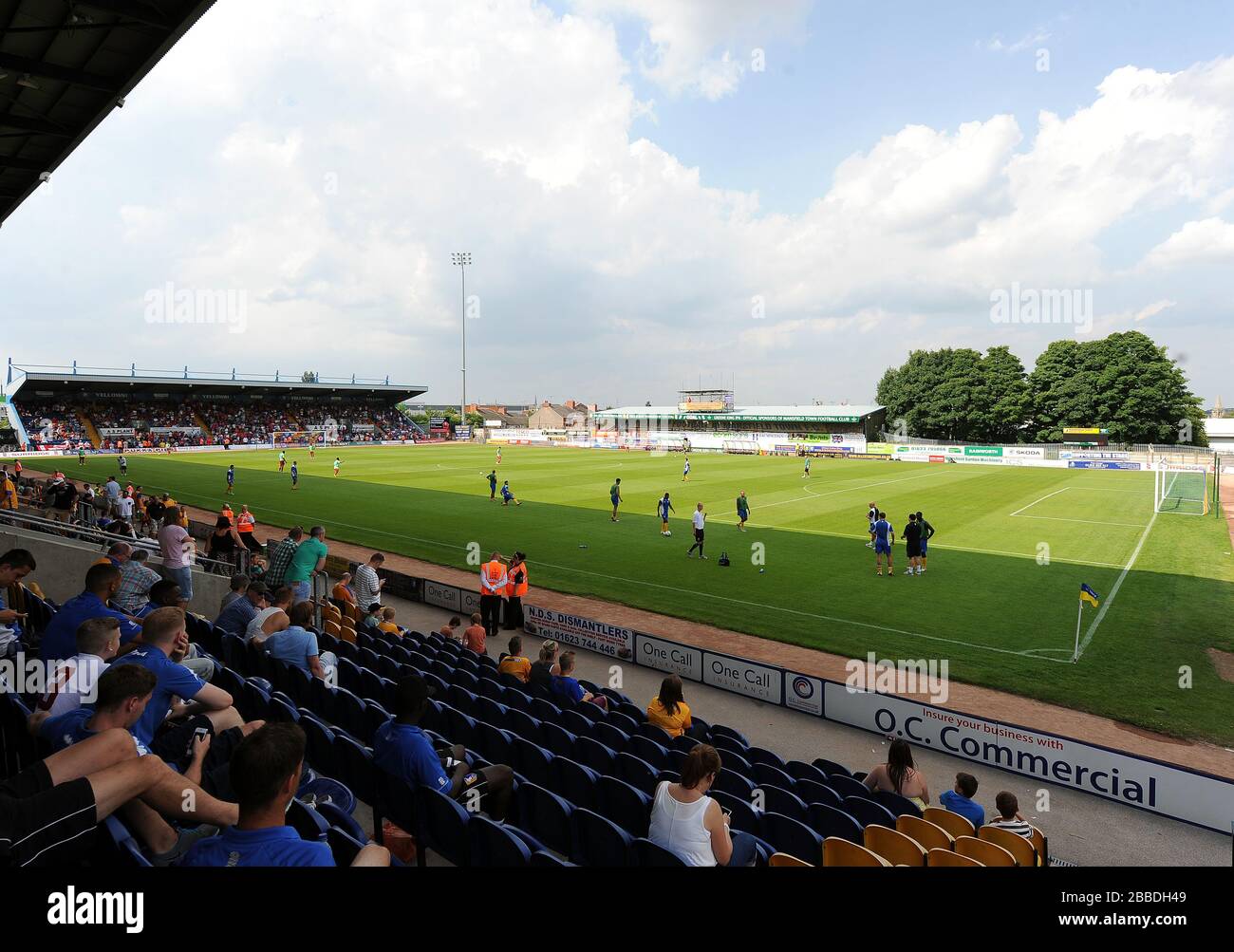 Mansfield town stadium hi-res stock photography and images - Alamy