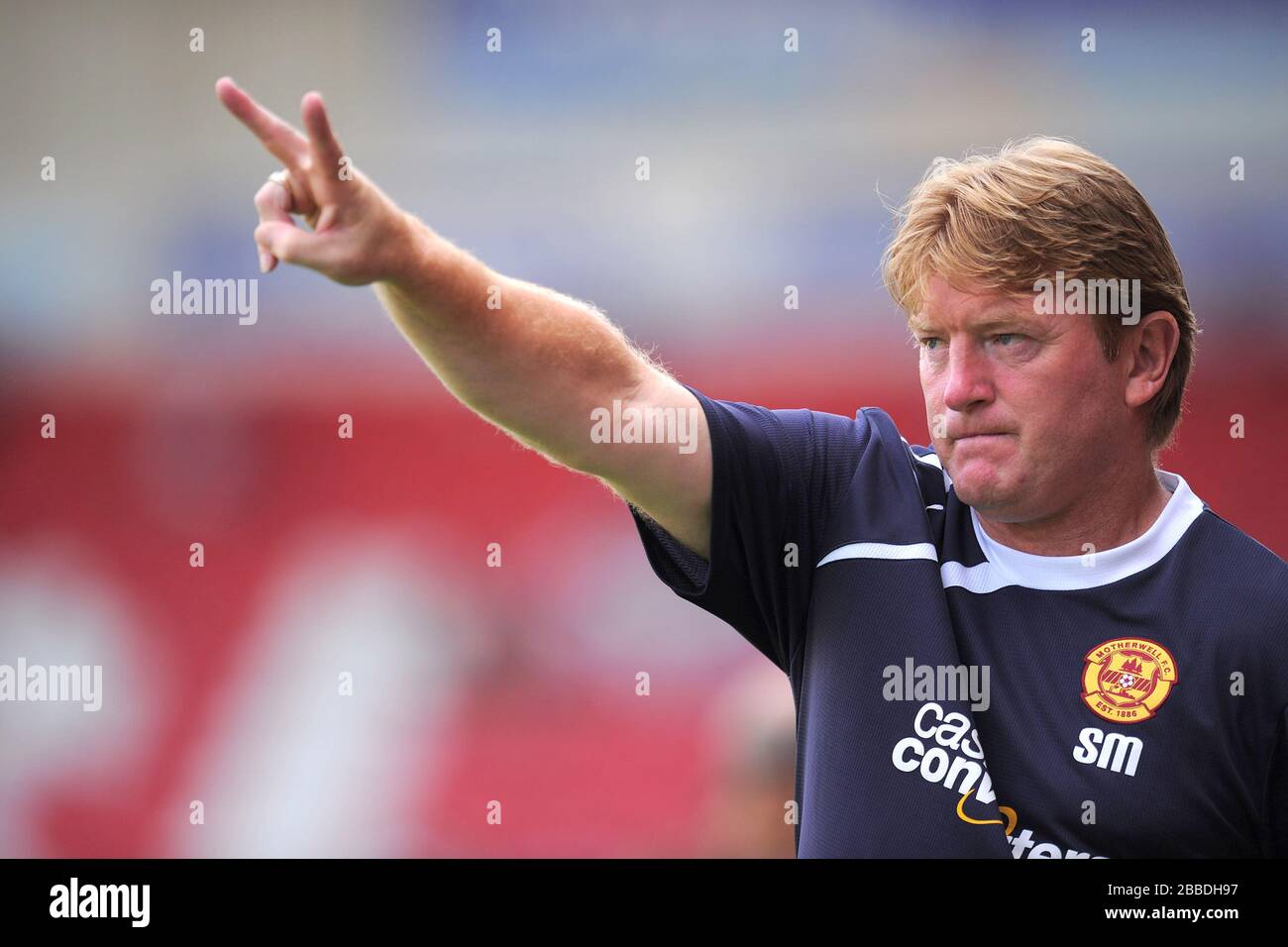 Stuart McCall, Motherwell first team manager Stock Photo - Alamy