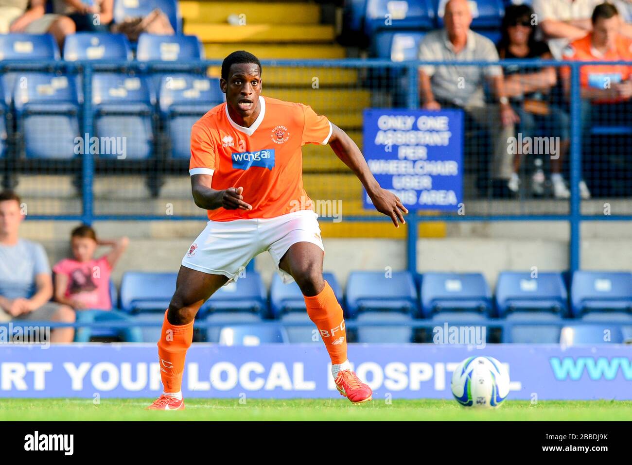 Isaiah Osbourne, Blackpool Stock Photo - Alamy