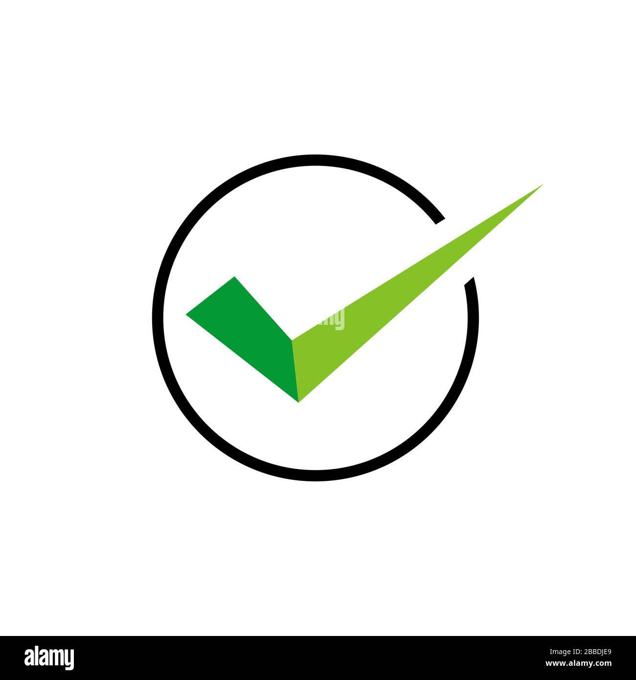 Green check mark logo template Illustration Design. Vector EPS 10 Stock ...