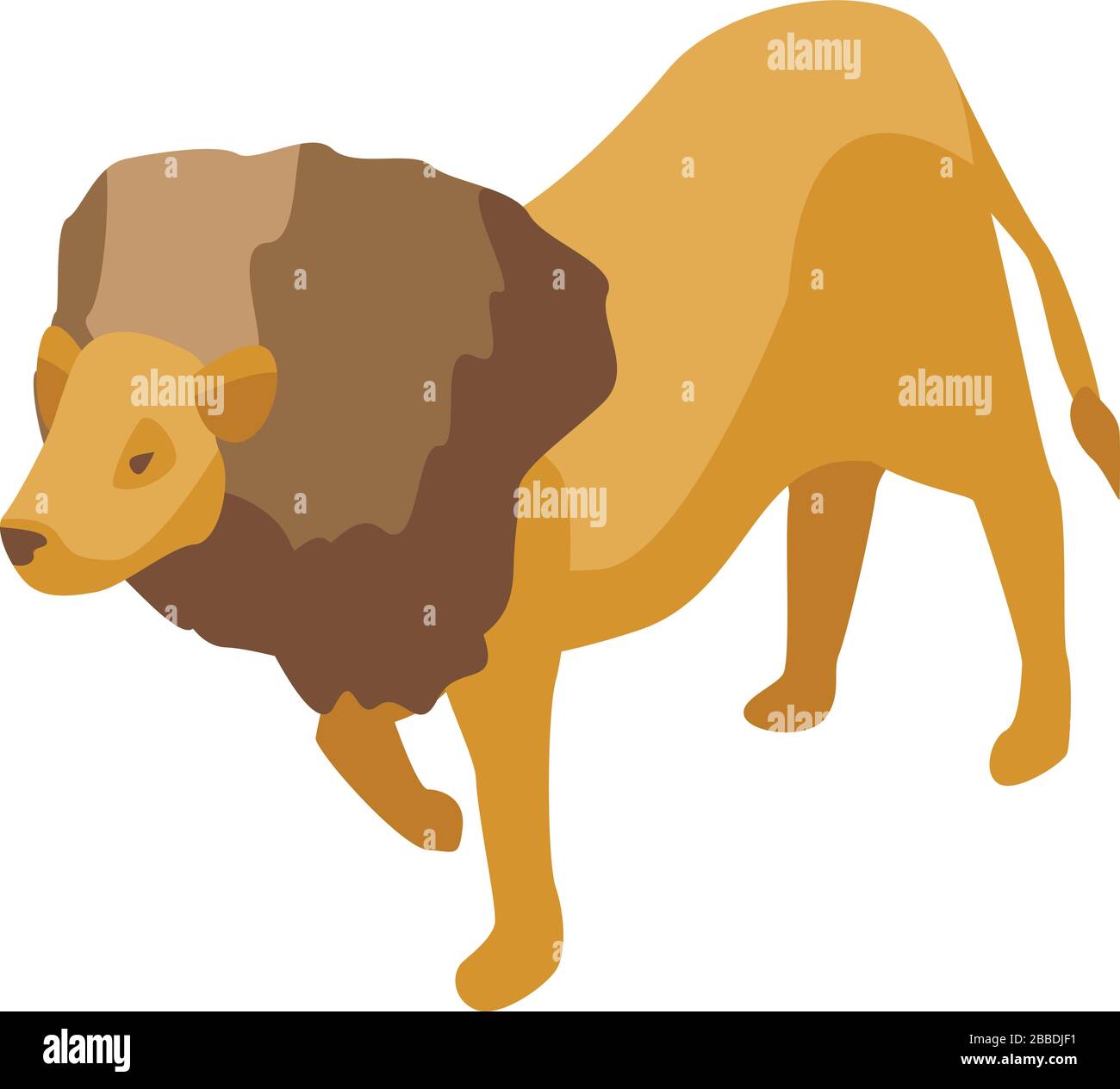 Zoo lion king icon, isometric style Stock Vector Image & Art - Alamy