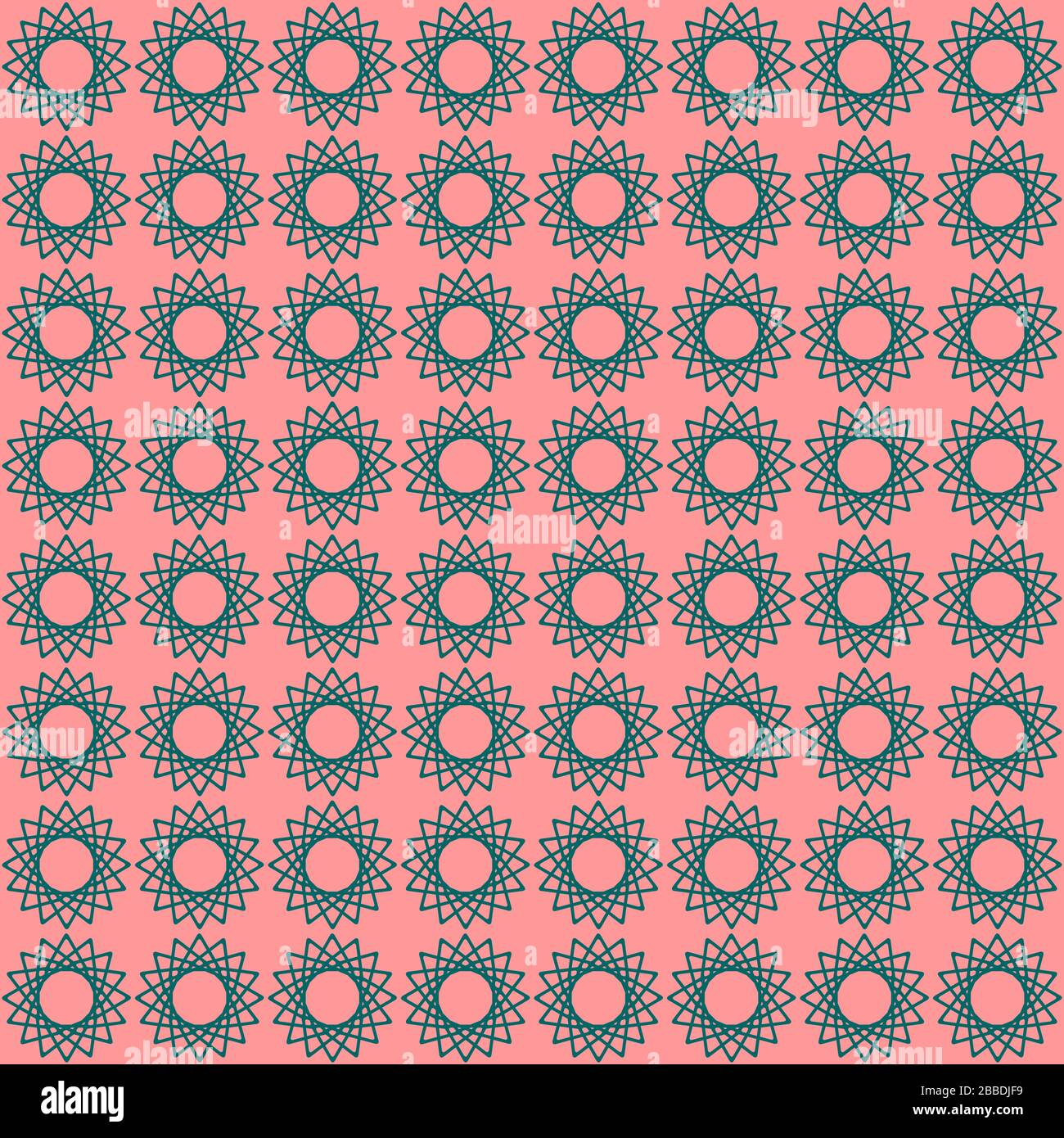 Illustration with repetitive geometric shapes covering the background ...