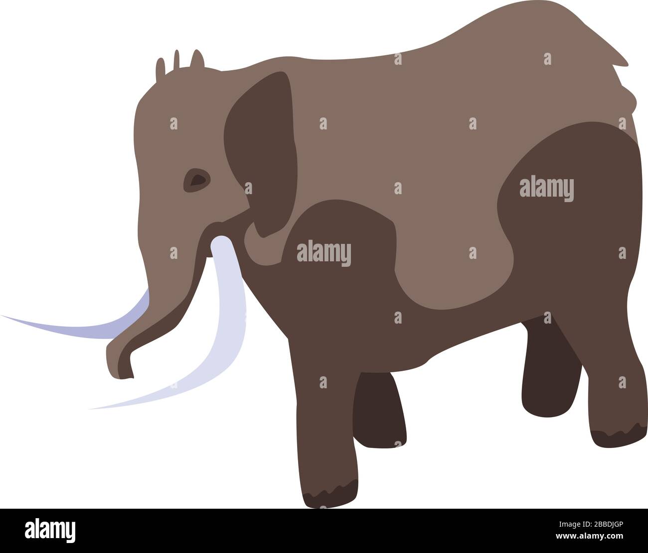 Stone age elephant icon, isometric style Stock Vector Image & Art - Alamy