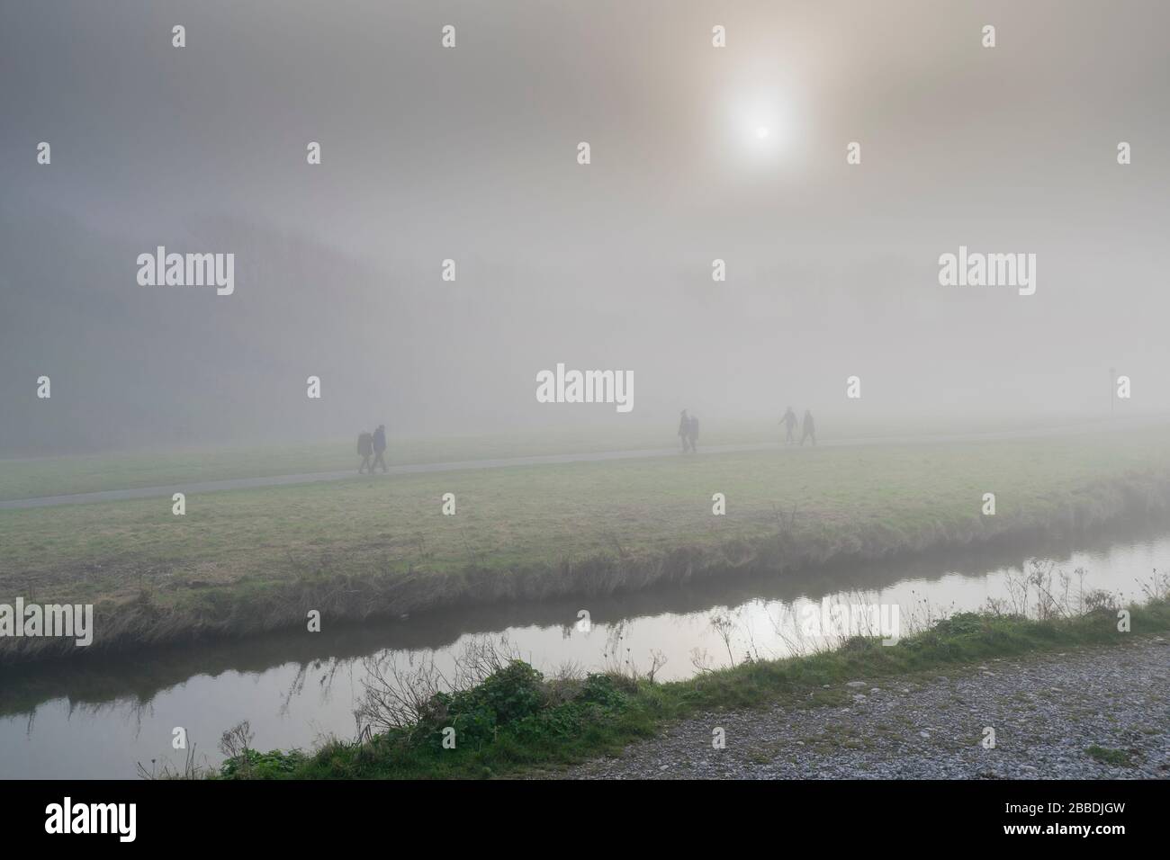 Bryn Dulas river Llanddulas inbetween Colwyn Bay and Abergele on the ...