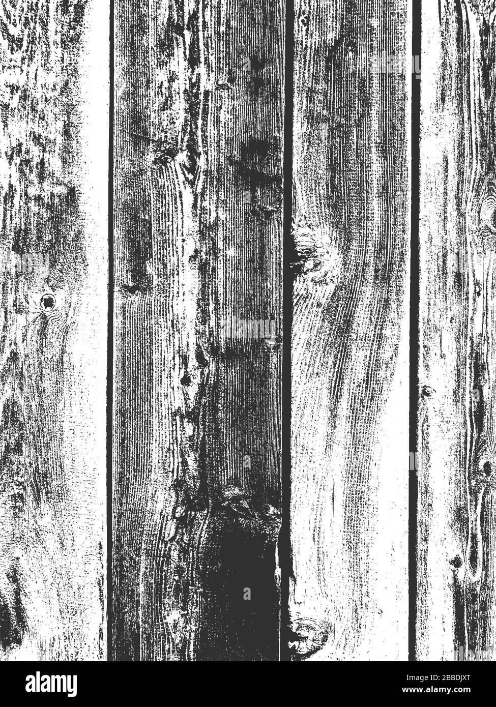 Distress old dry wooden texture. Black and white grunge background ...
