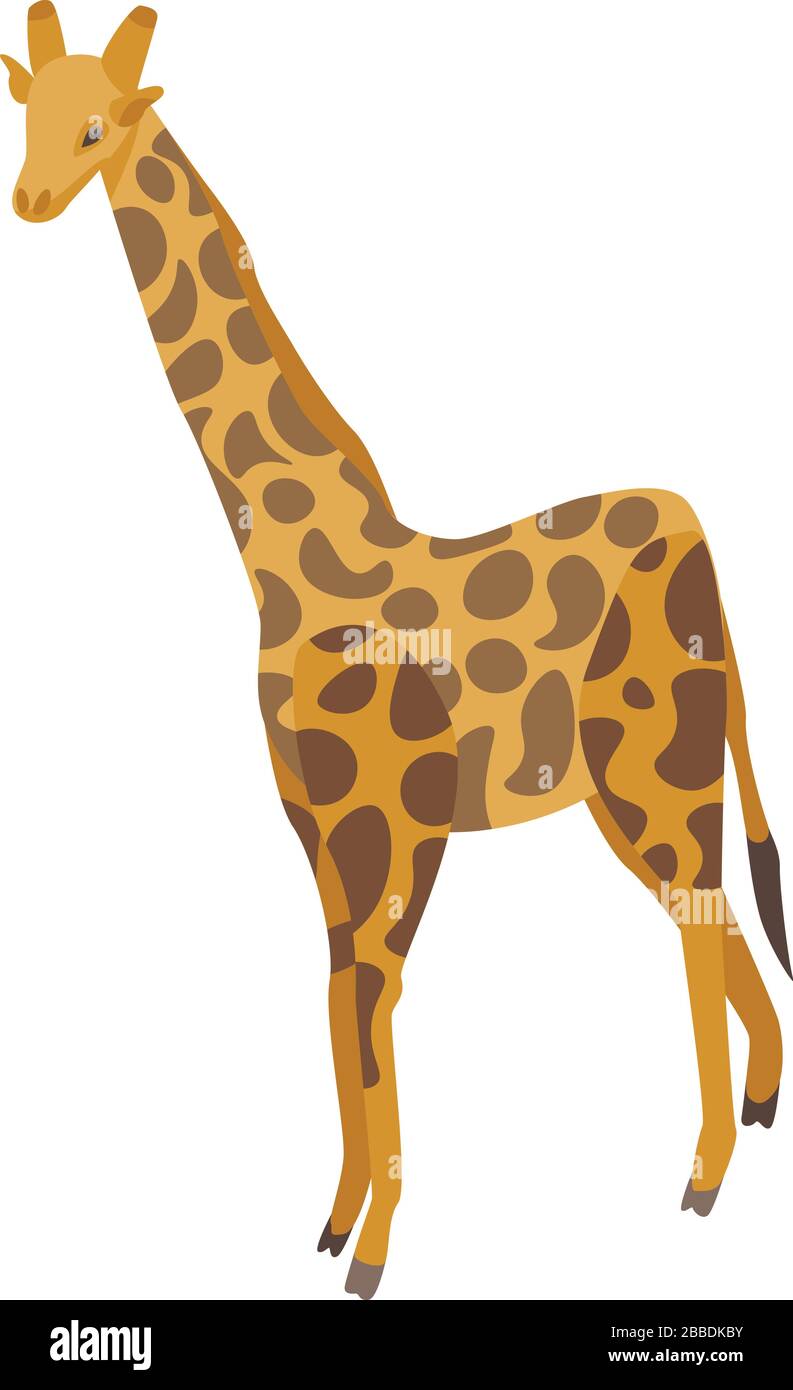 Zoo giraffe icon, isometric style Stock Vector Image & Art - Alamy