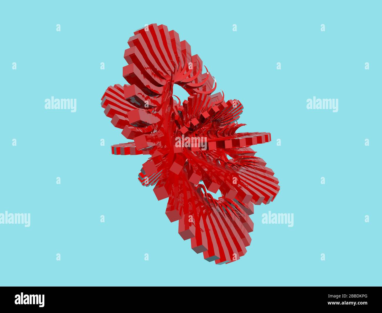 3D illustration of fractals calculated in the computer Stock Photo - Alamy
