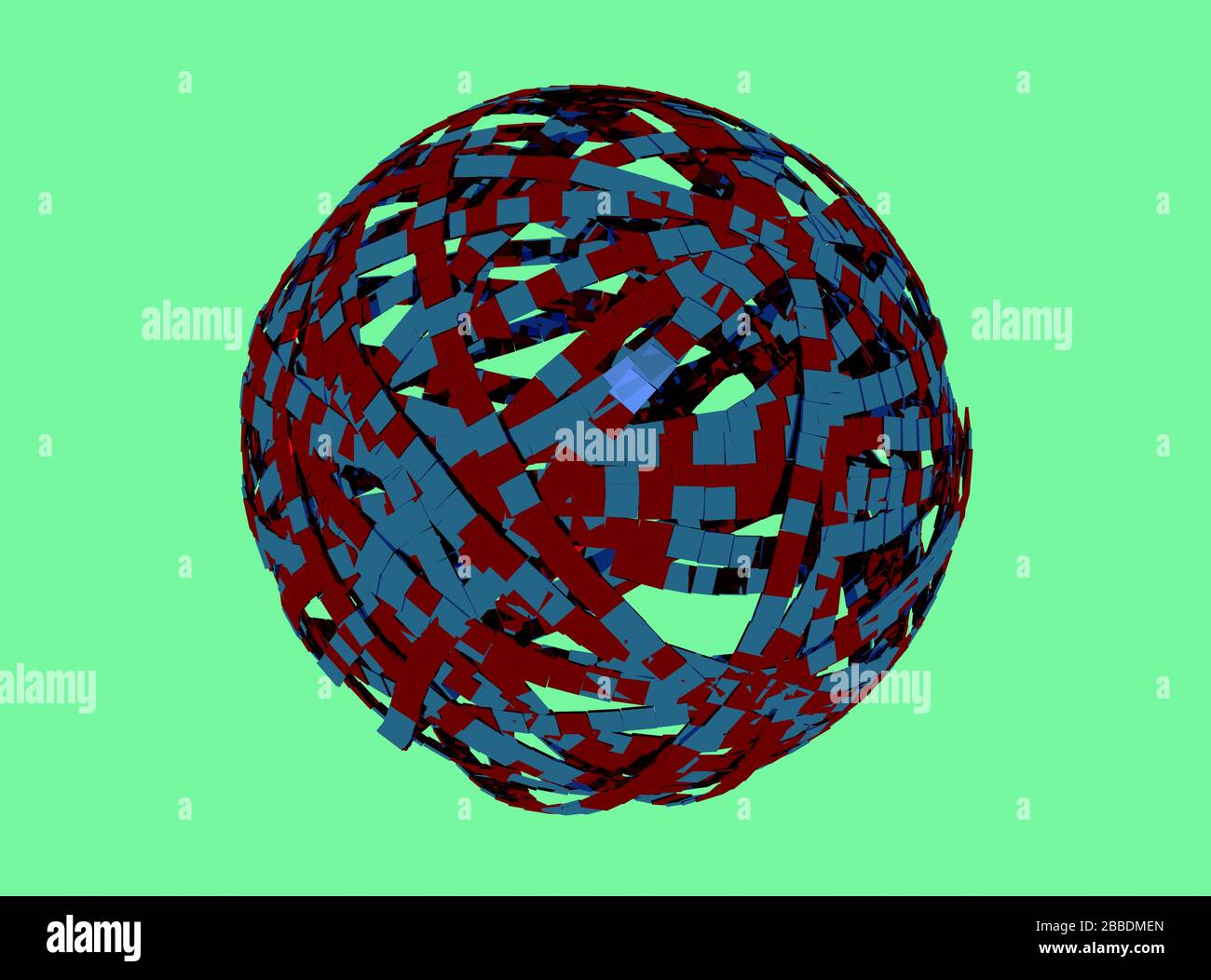 3D illustration of fractals calculated in the computer Stock Photo - Alamy