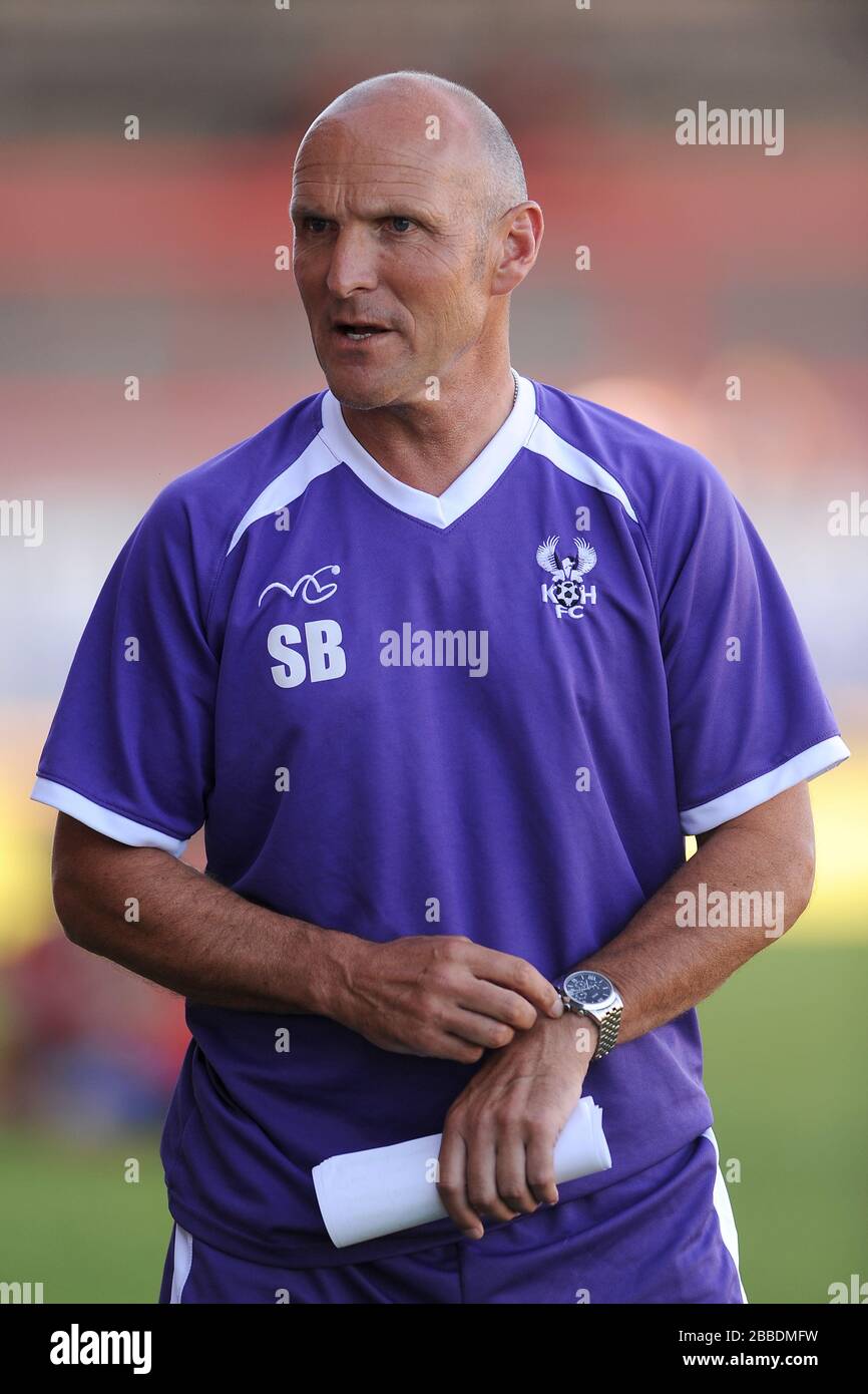 Steve Burr, Kidderminster Harriers manager Stock Photo - Alamy