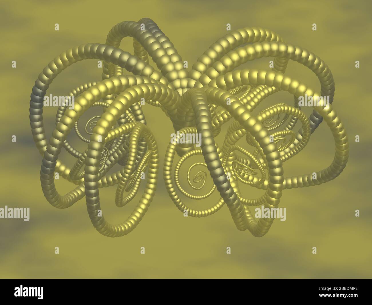 3D illustration of fractals calculated in the computer Stock Photo - Alamy