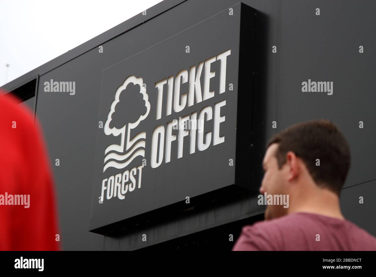 Football general view gv sign signage fans supporters hi-res stock ...