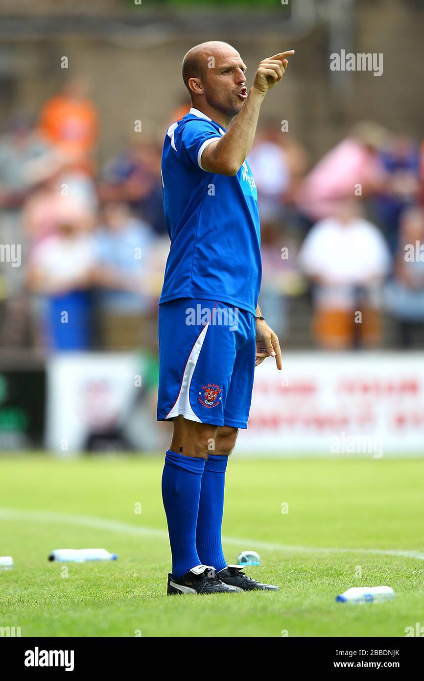 First Team Coach Alex Rae, Blackpool Stock Photo - Alamy