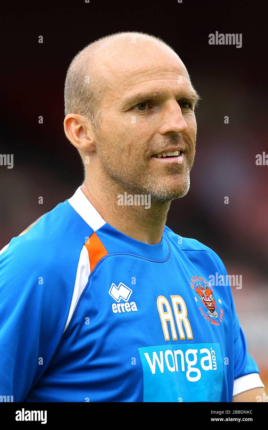 First Team Coach Alex Rae, Blackpool Stock Photo - Alamy