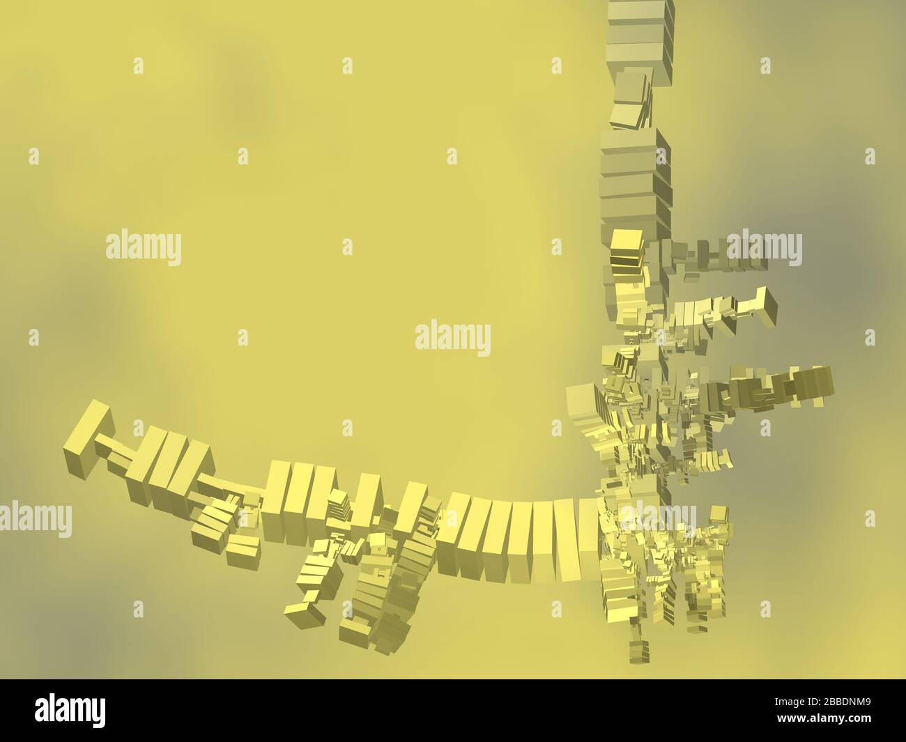 3D illustration of fractals calculated in the computer Stock Photo - Alamy