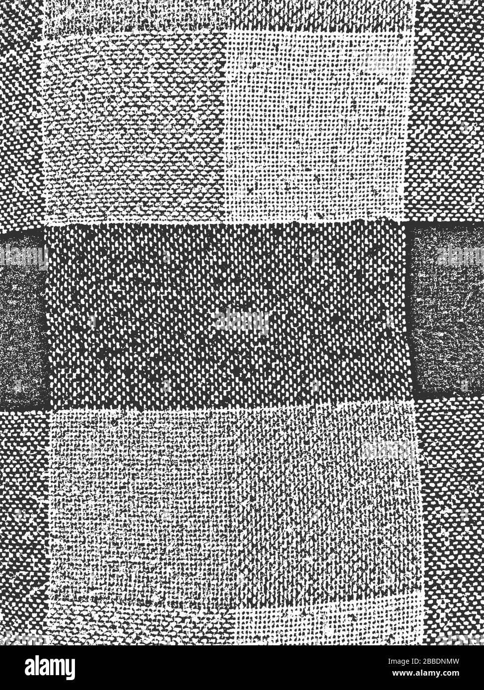 Distress grunge vector texture of fabric, bag, sack, sac, sackcloth ...