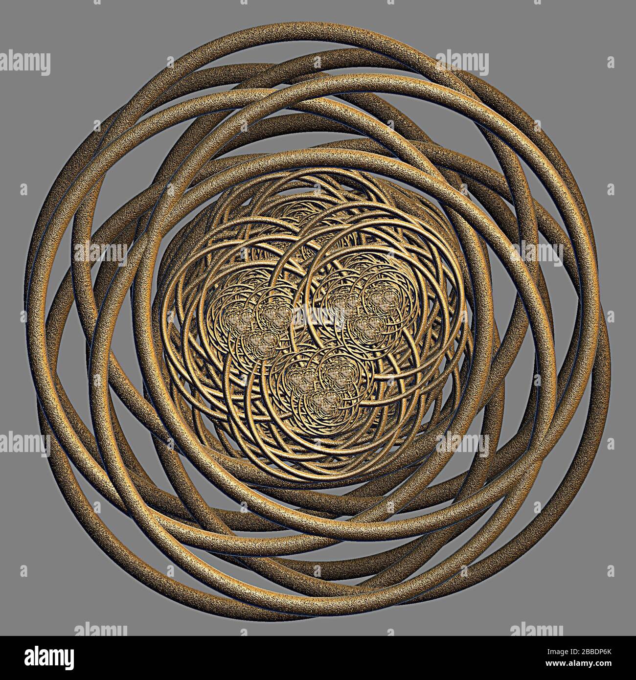 3D illustration of fractals calculated in the computer Stock Photo - Alamy