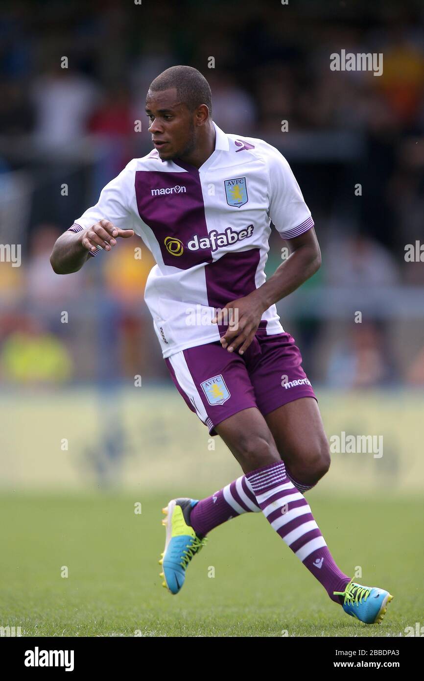Leandro Bacuna, Aston Villa Stock Photo - Alamy