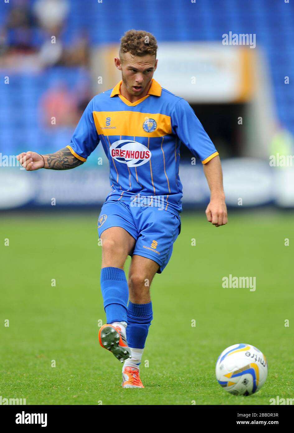 Tom Bradshaw, Shrewsbury Town Stock Photo - Alamy