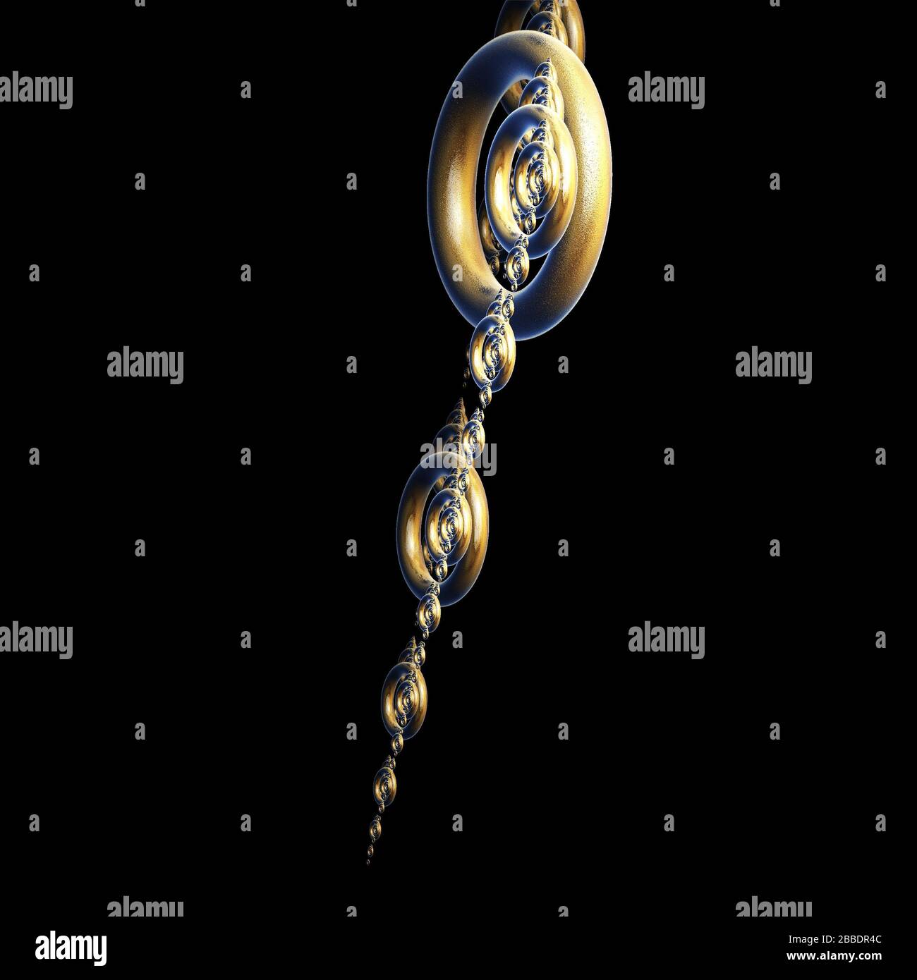 3D illustration of fractals calculated in the computer Stock Photo - Alamy