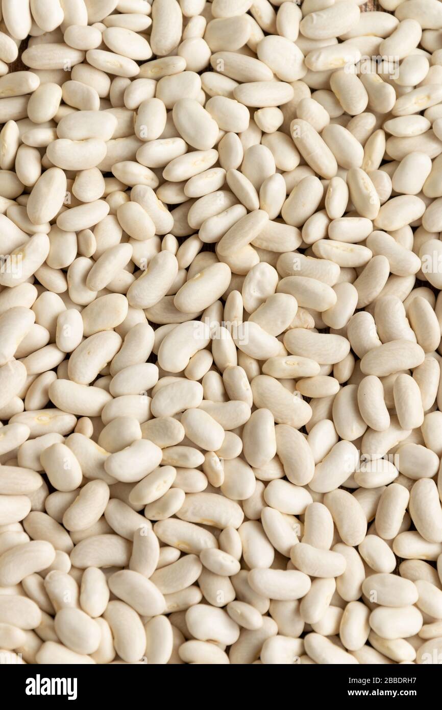 White raw aw beans background. Natural protein legume food Stock Photo ...