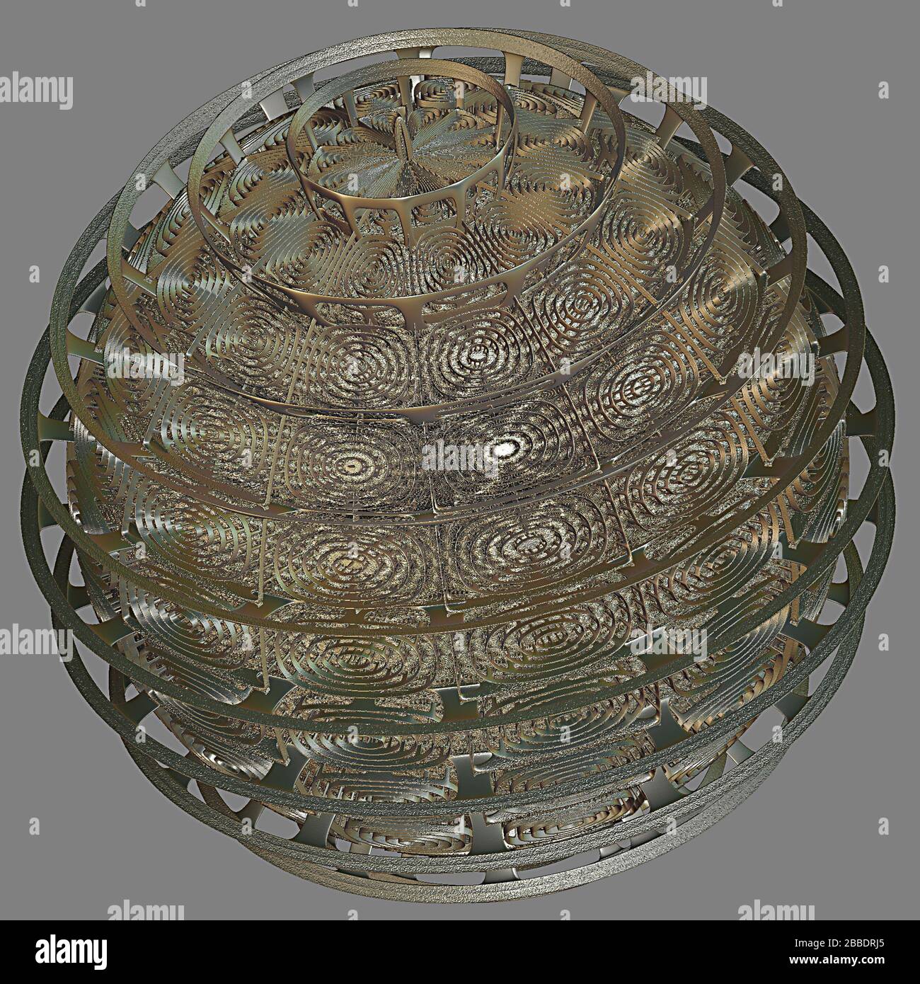 3D illustration of fractals calculated in the computer Stock Photo - Alamy