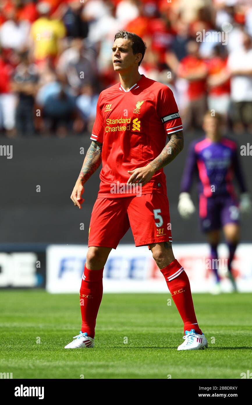 Daniel Agger, Liverpool Stock Photo - Alamy